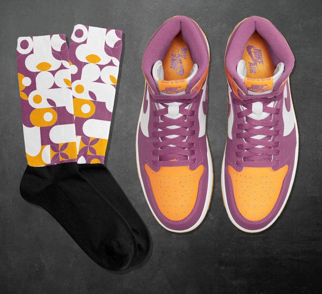 ABS Socks for Air Jordan Retro High OG Brotherhood University - Etsy