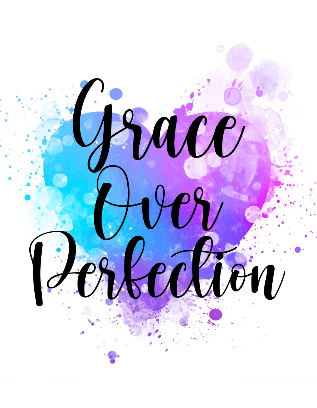 Grace Over Perfection PNG Digital Download - Etsy