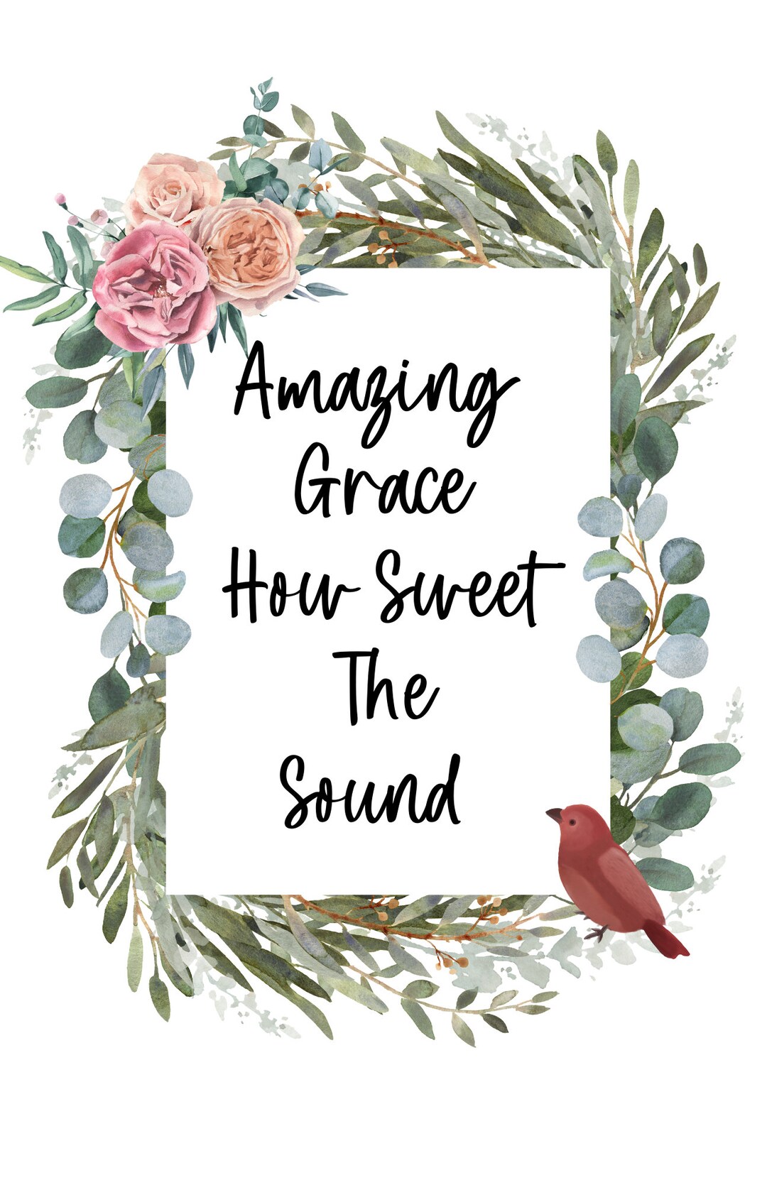 Amazing Grace PNG Digital Download - Etsy