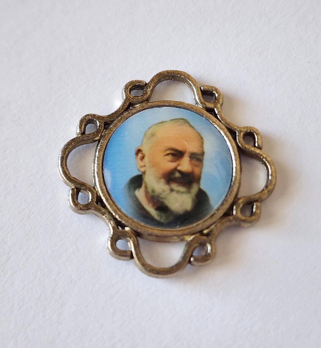 Saint Padre Pio Relic Medal, Padre Pio 3rd Class Relic Ex Indumentis ...