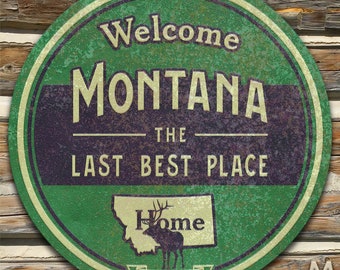 Rustic Glacier National Park Wall Sign - Etsy