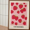 Cherries Wall Art, Cherry Poster Kitchen Decor, Funky Fruit Poster ...