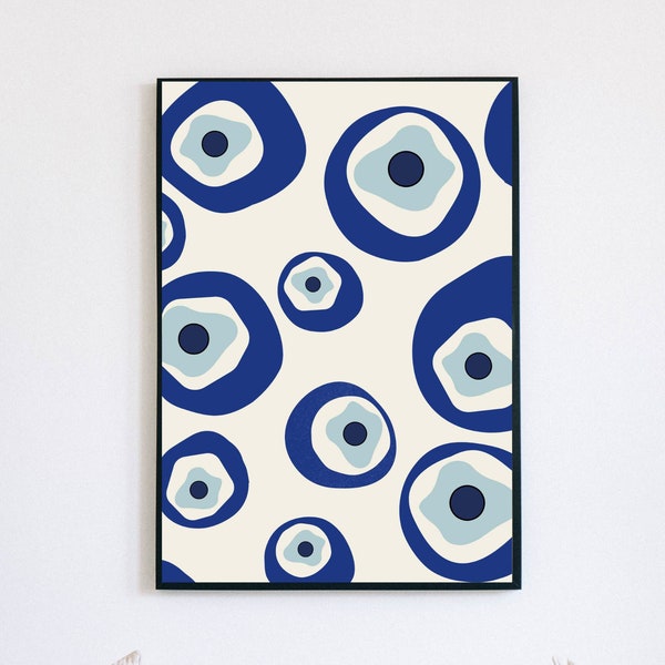 Evil Eye Print - Etsy