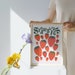 Strawberries Wall Art, Strawberry Poster Kitchen Decor, Funky Fruit ...