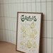 Garlic Wall Art, Garlic Girl Poster Kitchen Decor, Funky Vegetable ...