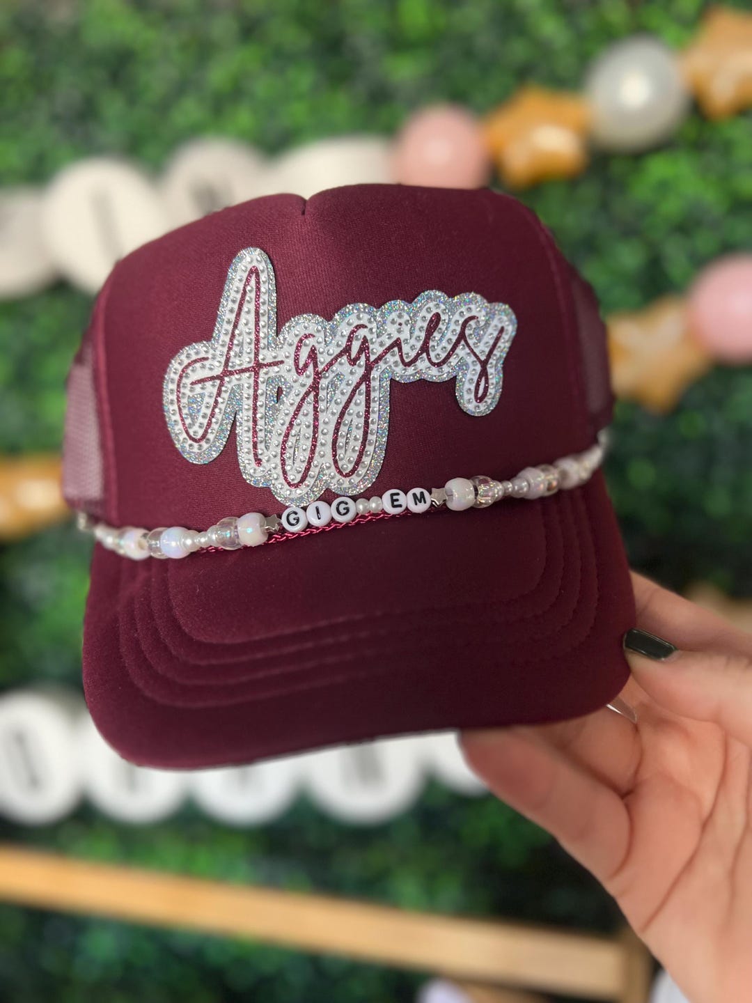 Rhinestone Texas A&M University Aggies Farmer’s Fight Gig ‘em Super ...