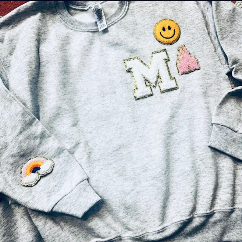 Rainbow Chenille Embroidered Patches Ready to Iron-on - Etsy