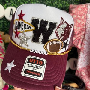 Everything Football Mama Trucker Hat High School Spirit Friday Night ...