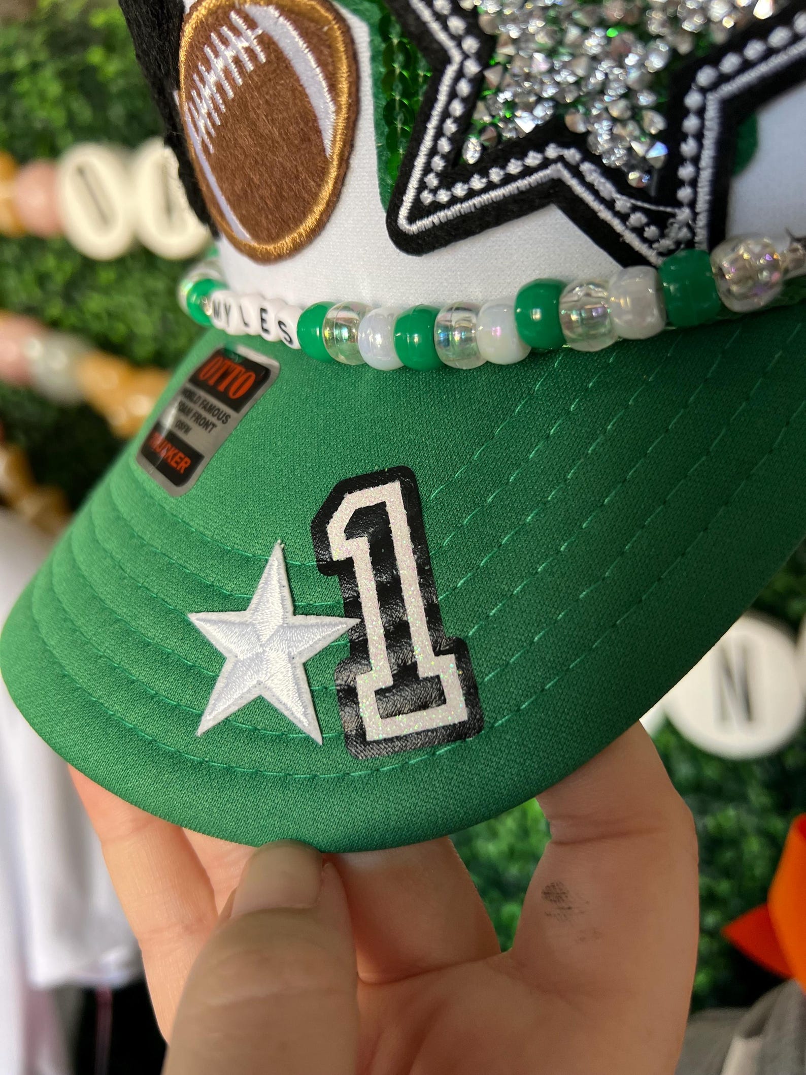 Everything Football Mama Trucker Hat Chain High School Spirit Friday ...