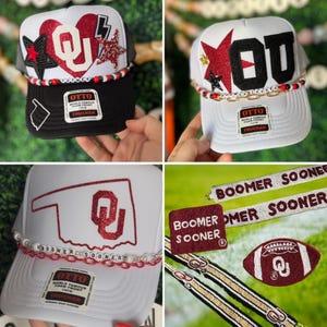 University of Oklahoma Boomer Sooner Bougie College Football Snap-back ...
