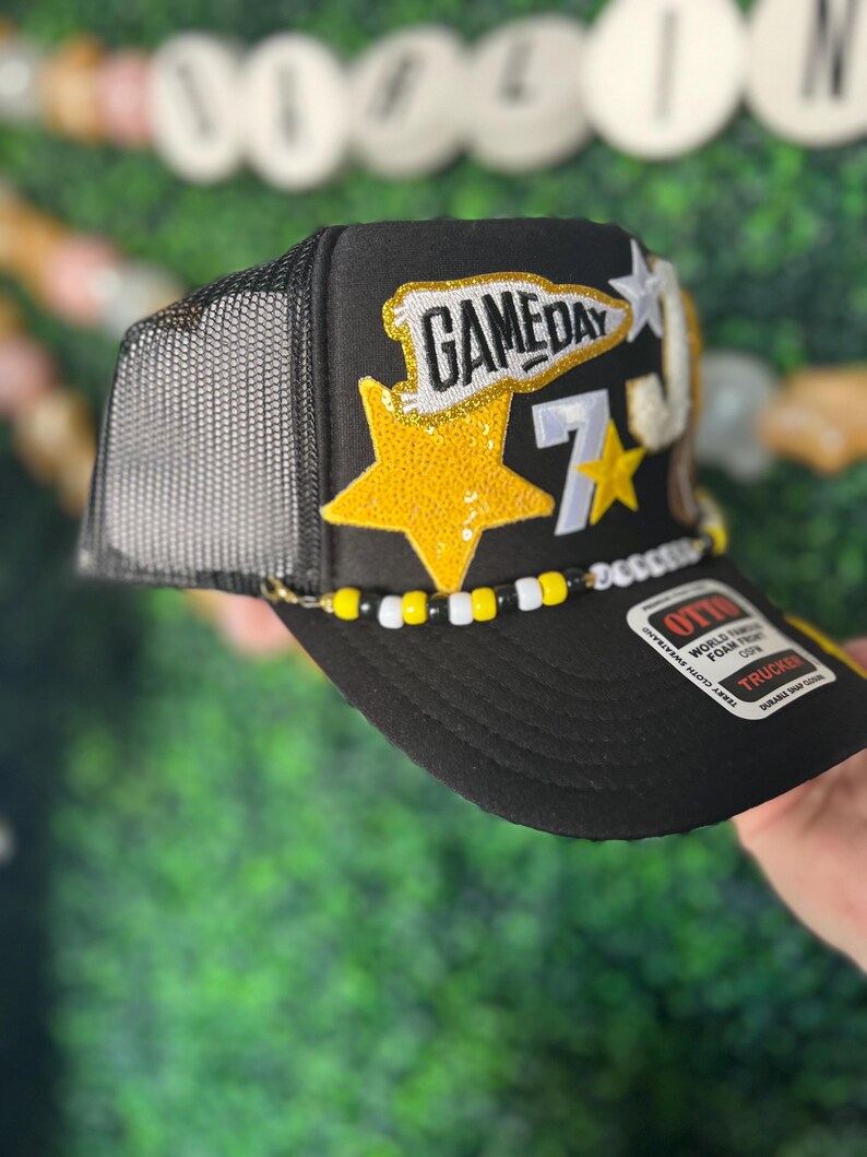 Everything Football Mama Trucker Hat Chain High School Spirit Friday ...