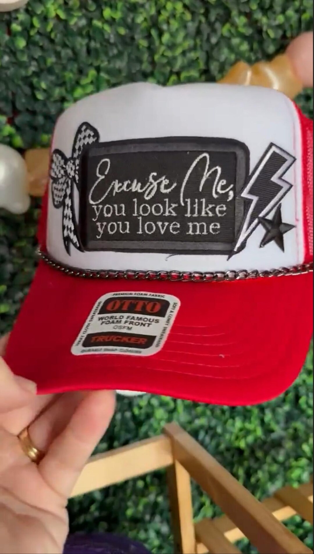 Excuse Me You Look Like You Love Me Valentine’s Day Trucker Hat With ...