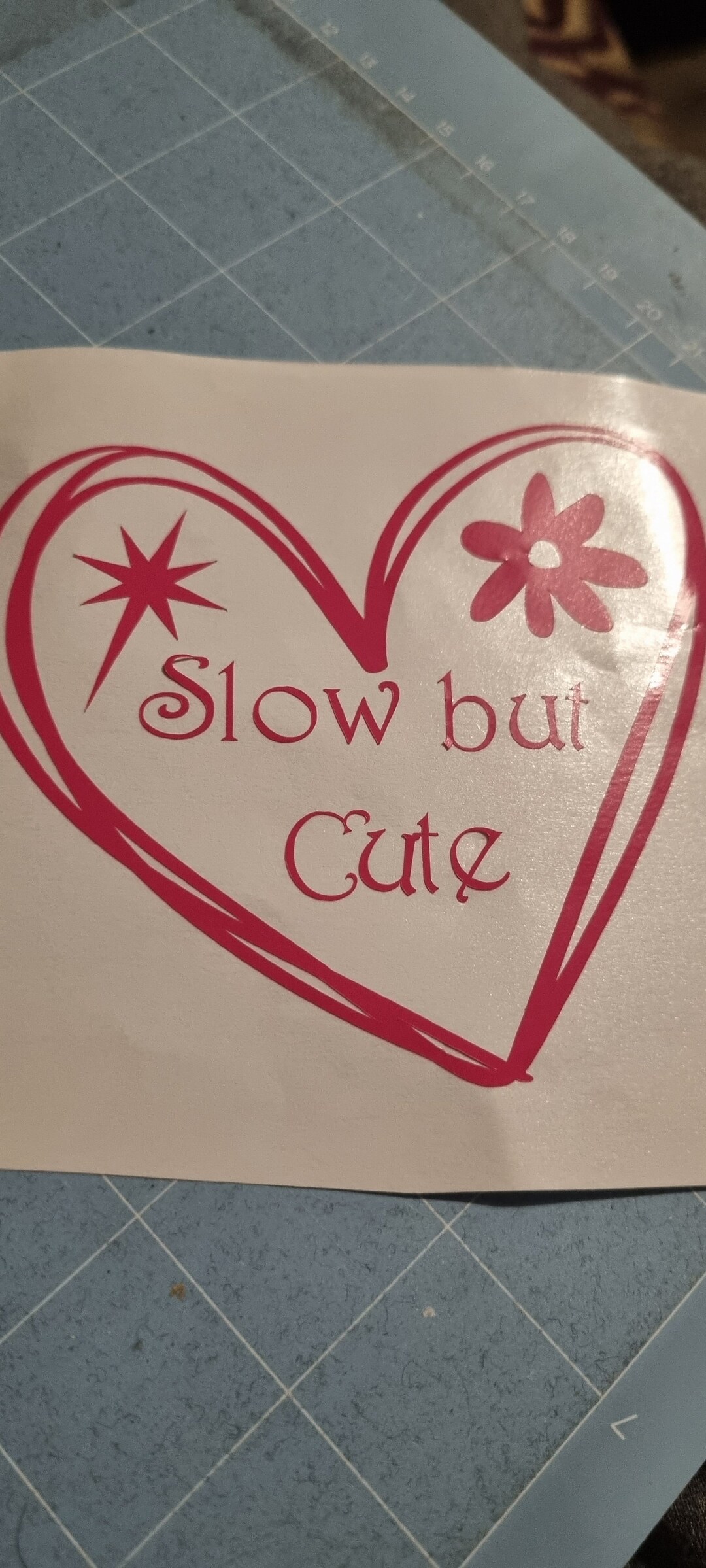 Slow but Cute Car Window Decal - Etsy