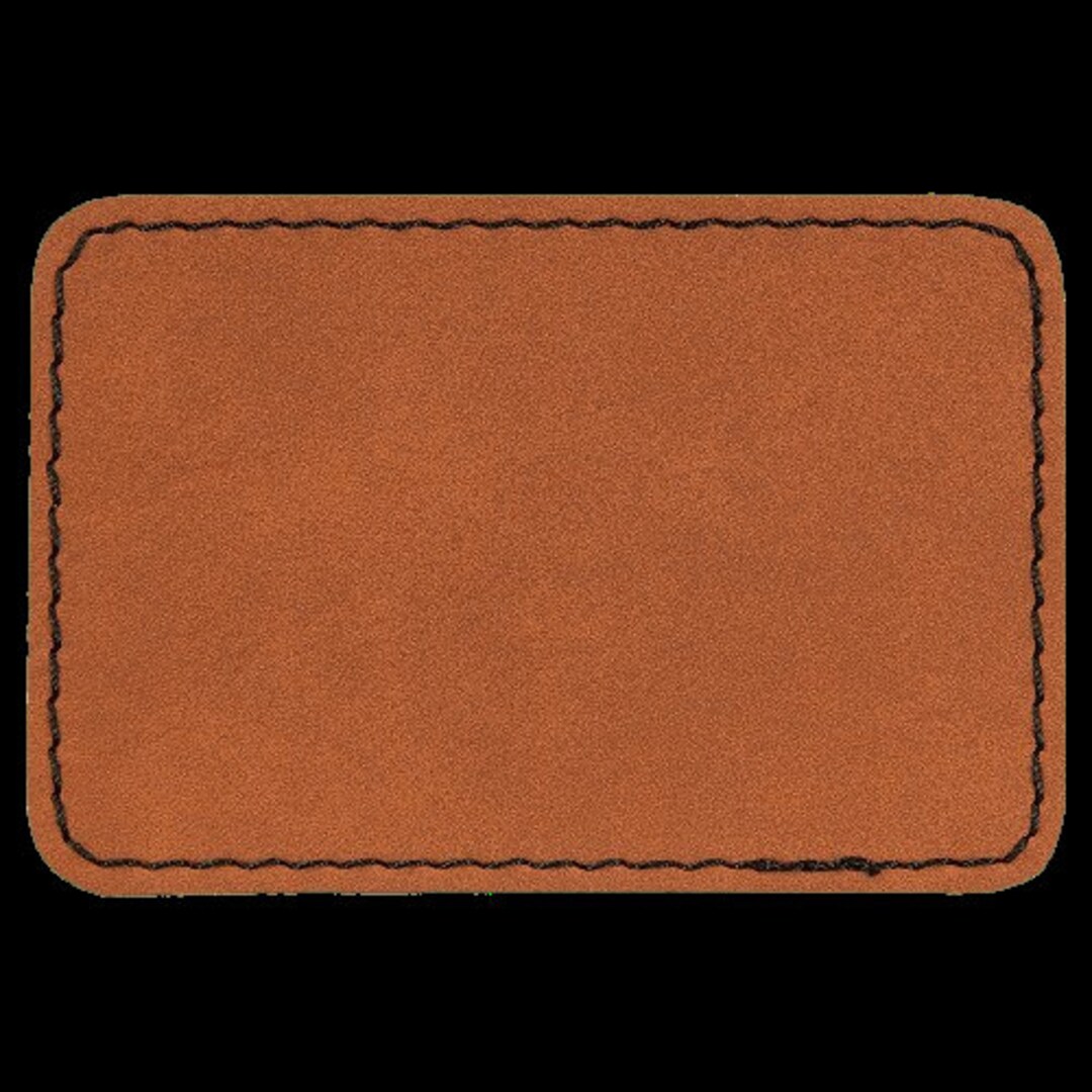 10 Blank Rawhide Laserable Leatherette Patches With Adhesive, Hat Patch ...