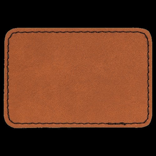 10 Blank Rawhide Laserable Leatherette Patches With Adhesive, Hat Patch ...