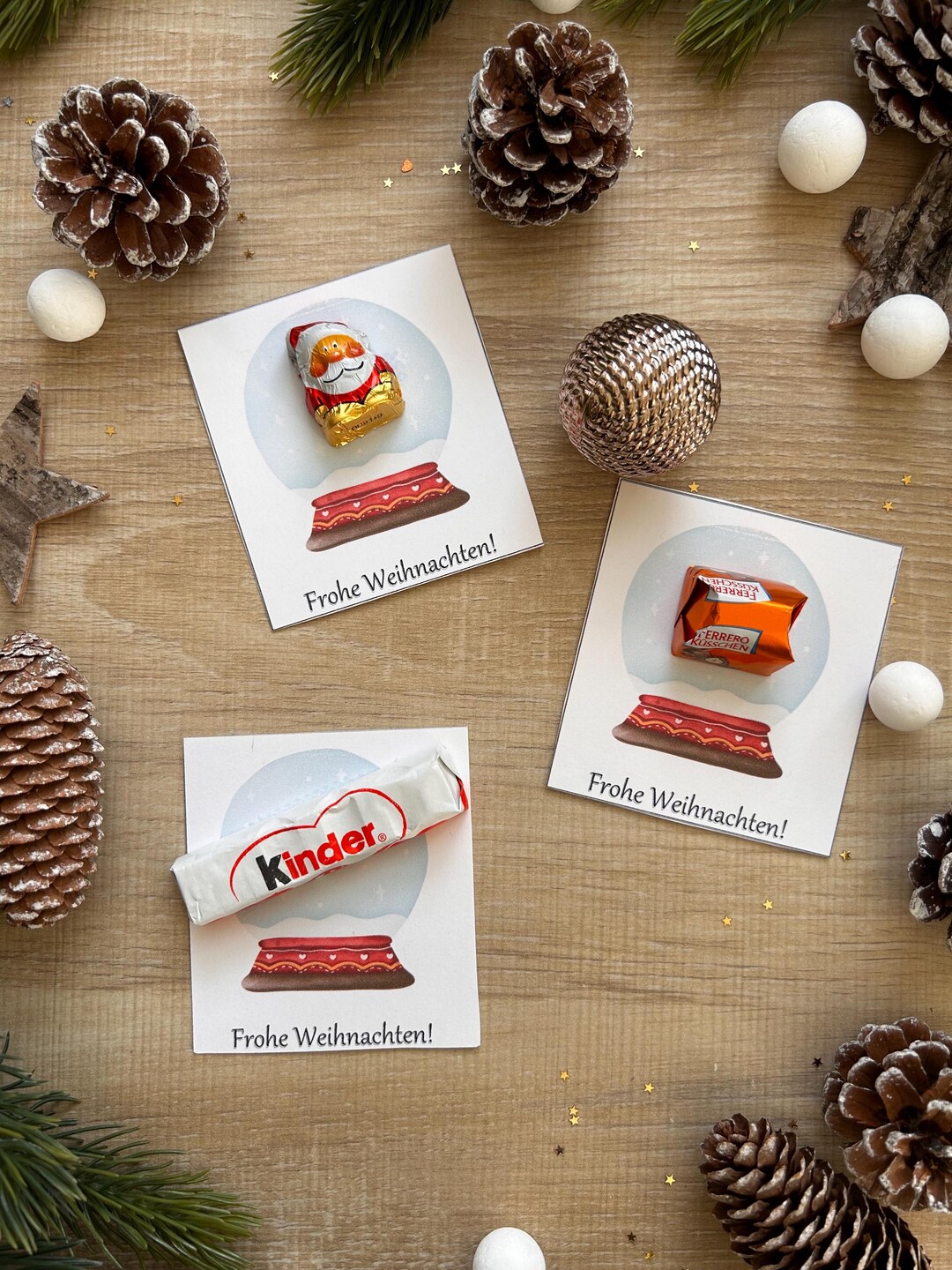Printable Template, Gift Idea, Small Christmas Present for Colleagues ...