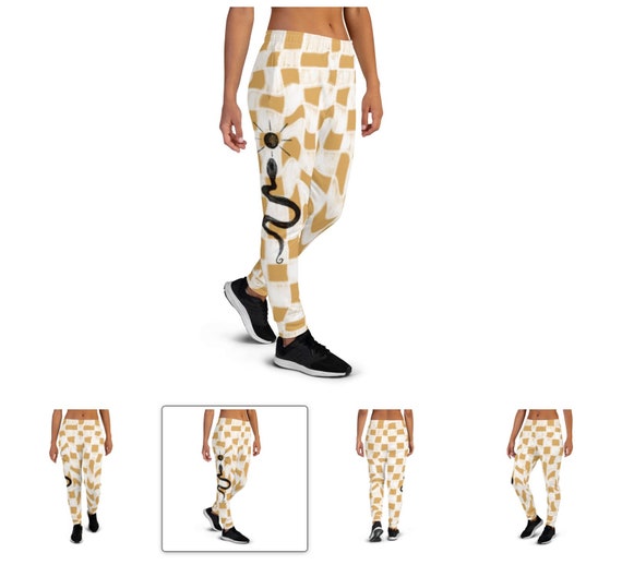 Sol Distorted Checkered Joggers - Etsy