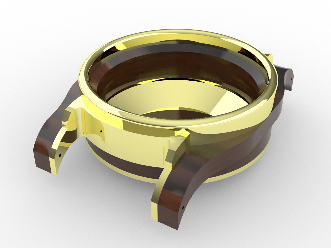 STEP 3D Models Design 3D Printing and CNC Drawing Watch Case Diameter ...