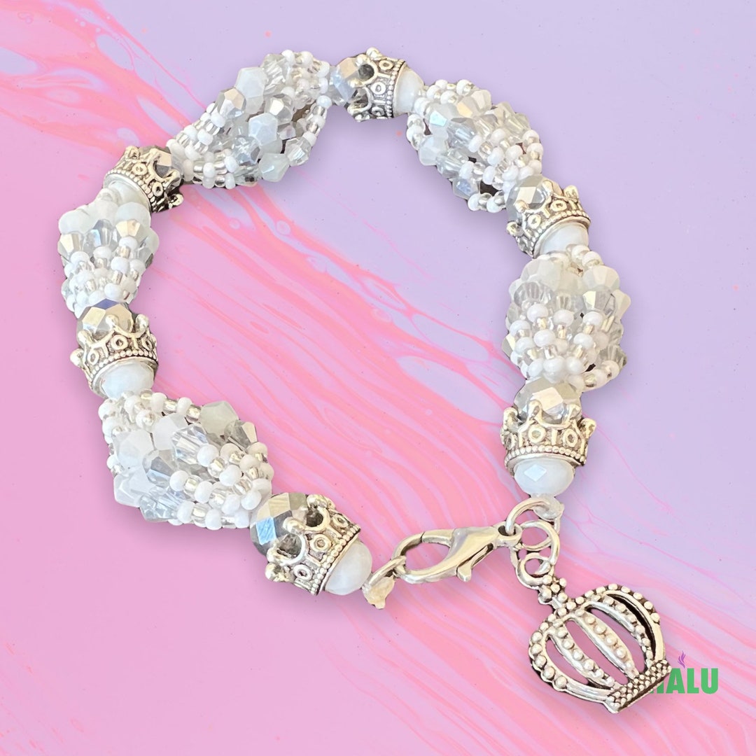 Ilde Mazo De Obatala/ Crown Obatala Bracelet / Manilla De Obatala ...
