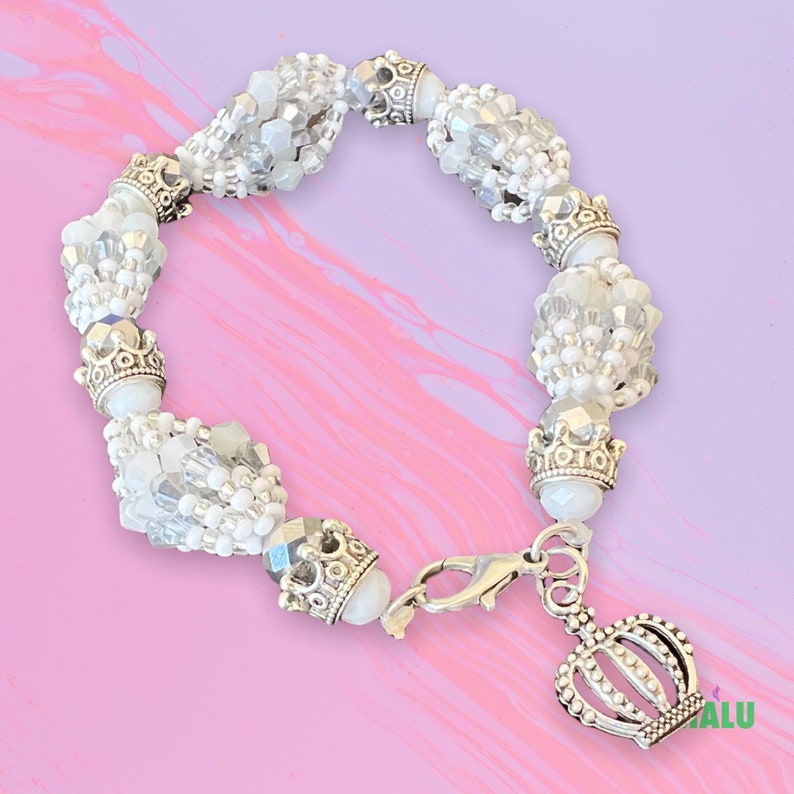 Ilde Mazo De Obatala/ Crown Obatala Bracelet / Manilla De Obatala ...