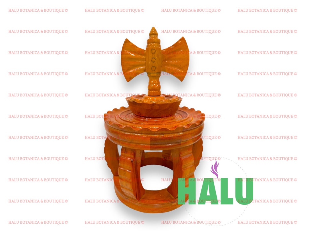 Corona Shango En Madera Clara/ Oak Wood Shango Crown - Etsy
