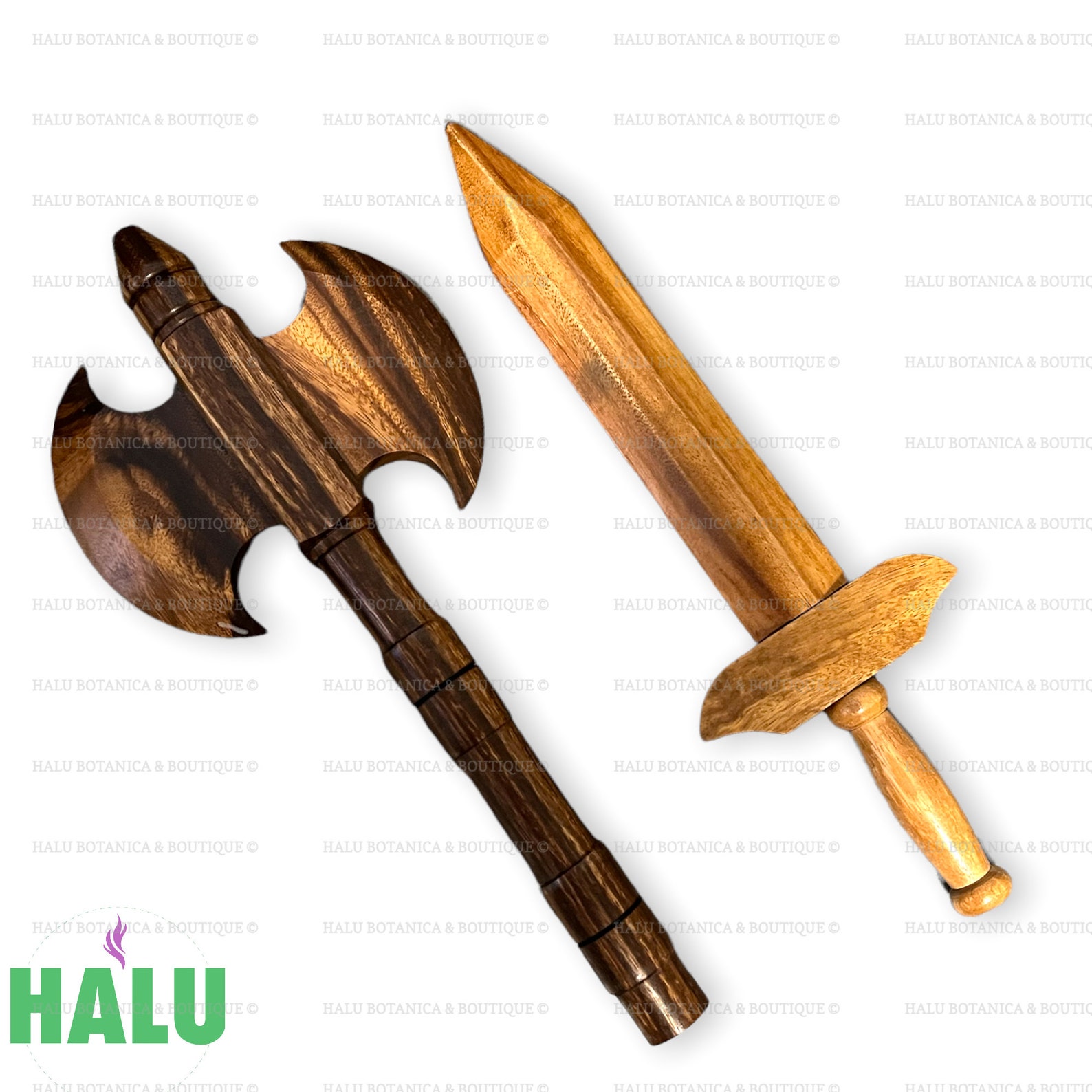 Combo Shango Wood Axe & Sword /hacha Y Espada Madera De Shango Combo - Etsy