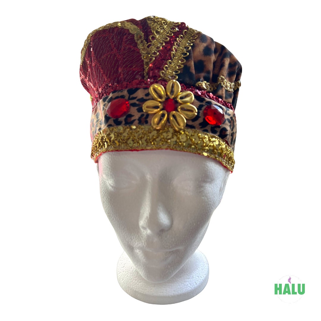 Shango Hat/ Gorro Orisha Shango/ Animal Print Hat/ Santeria Osha - Etsy