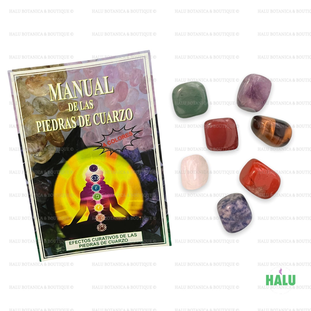 Manual De Las Piedras De Cuarzo Combo/ Chakra Book - Etsy