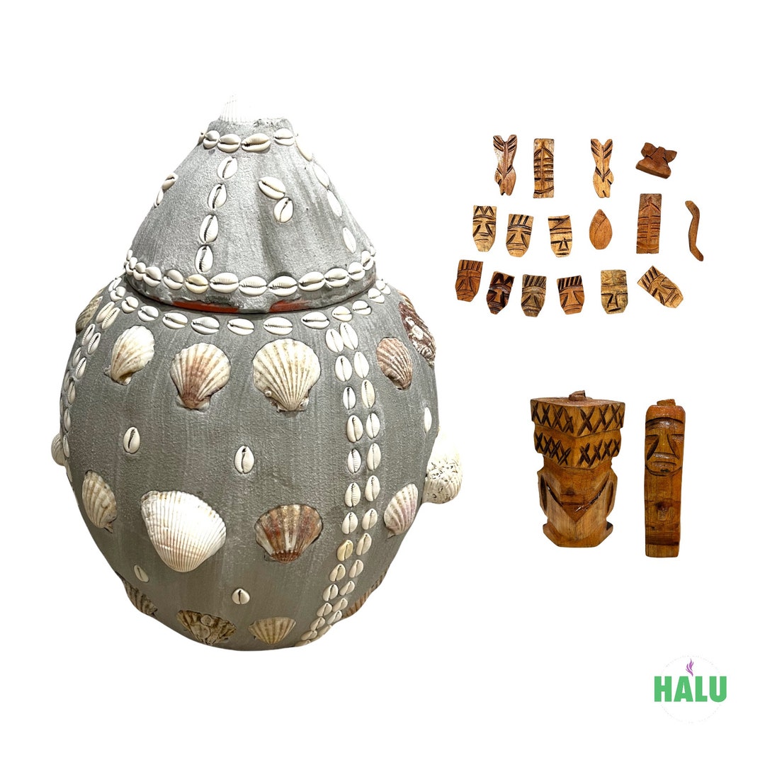 COMBO Olokun Ifa/ Tinaja Grande Con Conchas & Herramientas/ Olokun IFA ...