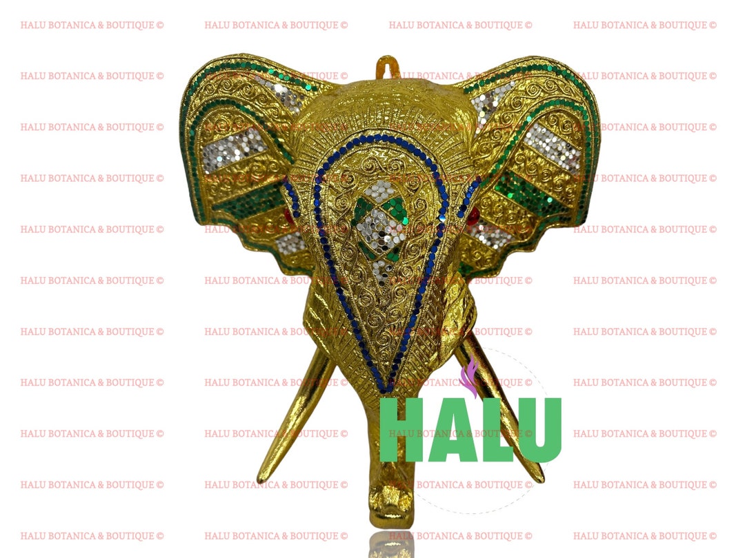 Elephant Decoracion IFA or Santo/ Home Decoration Gold Elephant/ Santo ...