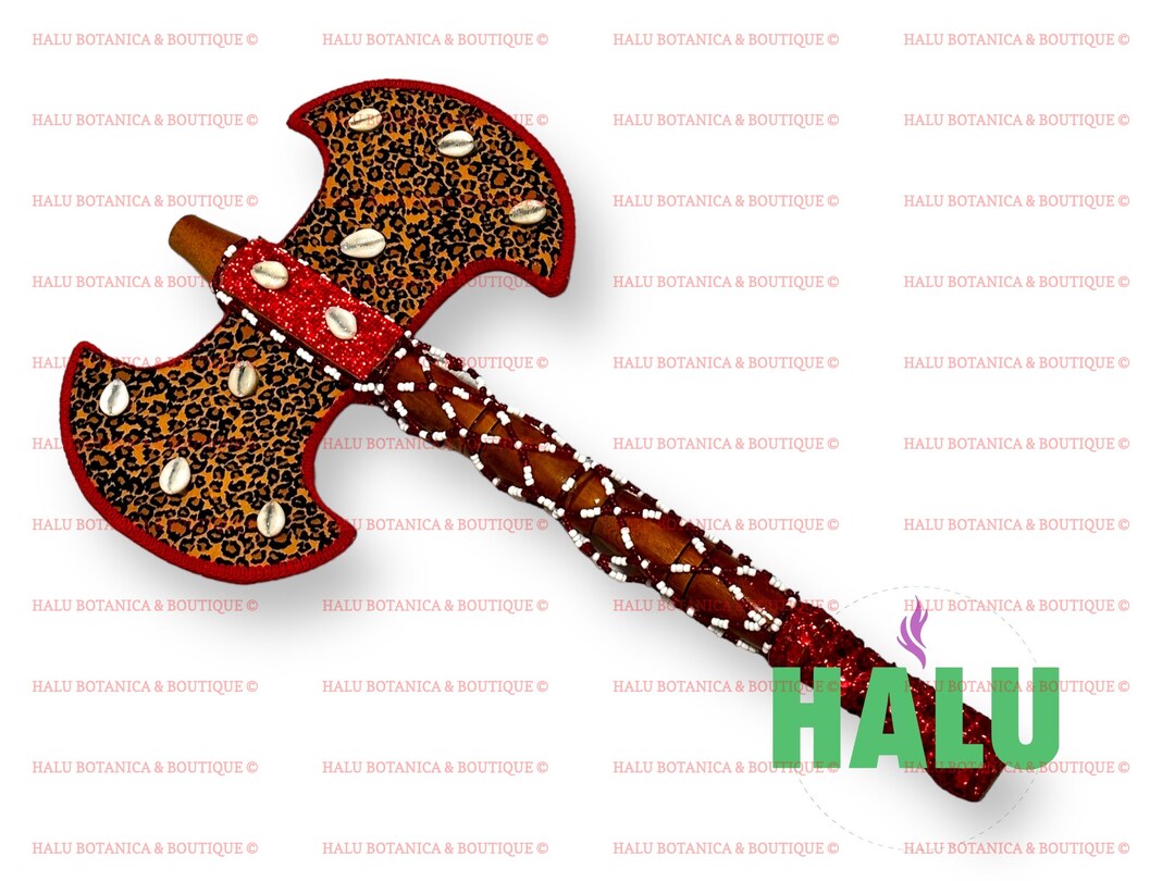 Hacha De Madera De Shango Decorada /hacha Madera De Chango Decorada ...