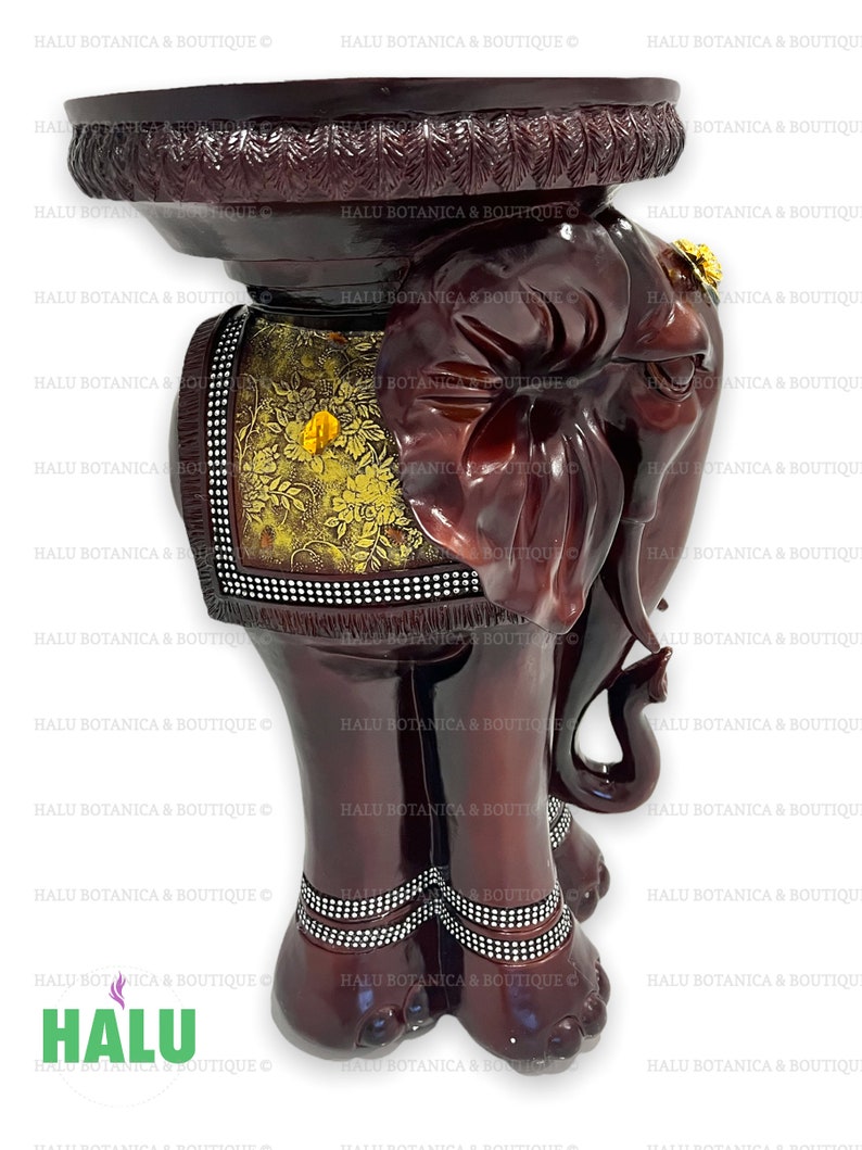 Elephant Pedestal IFA or Santo/ Pedestal Dorado Elefante Para - Etsy