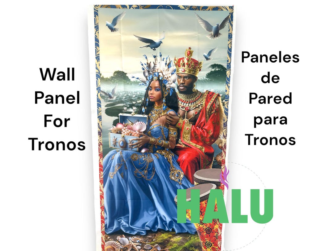 Panel De Pared Para Trono Shango Yemaya/ Wall Panel for Throne of ...