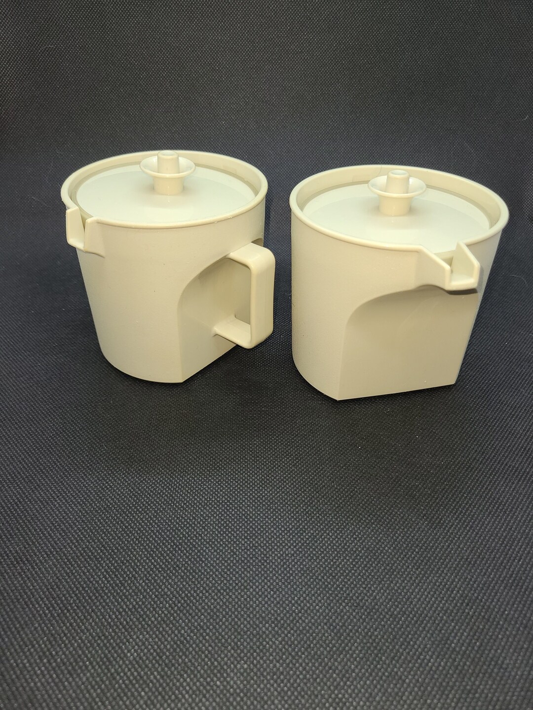 Vintage Tupperware #1415 Creamer, Sugar and Button Seal - Etsy