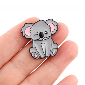 Cute Aussie Koala Enamel Pin - Etsy