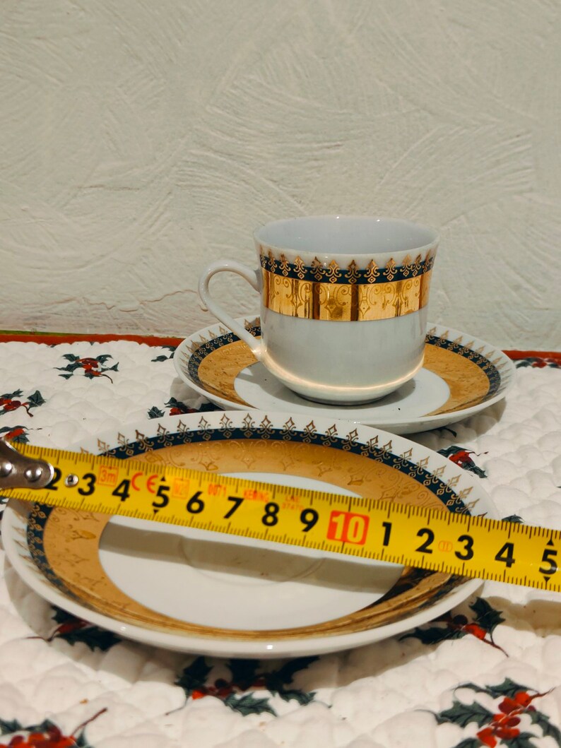 Set of Two Vintage H&C Czechoslovakia Porcelain Tea Cup and Saucer Set ...