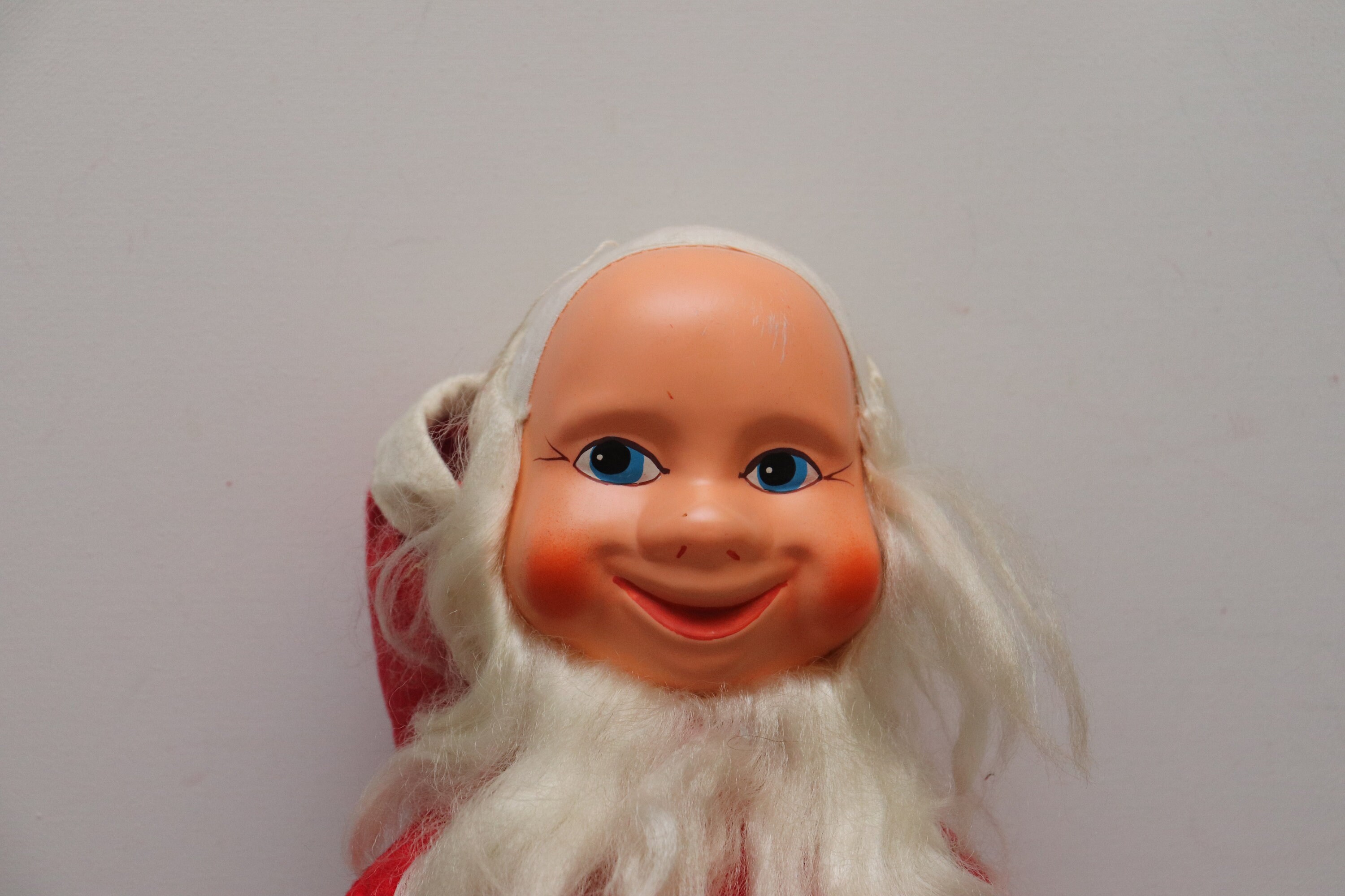 Vintage Swedish Collectible Tomte Doll Celluloid Face Wearing Wooden ...