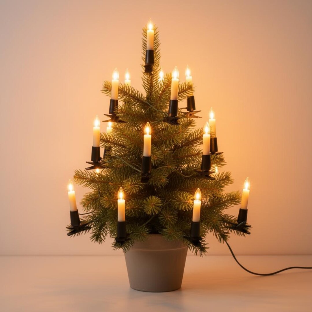 Rare Vintage Swedish Advent Christmas Light, Christmas Tree Lights ...
