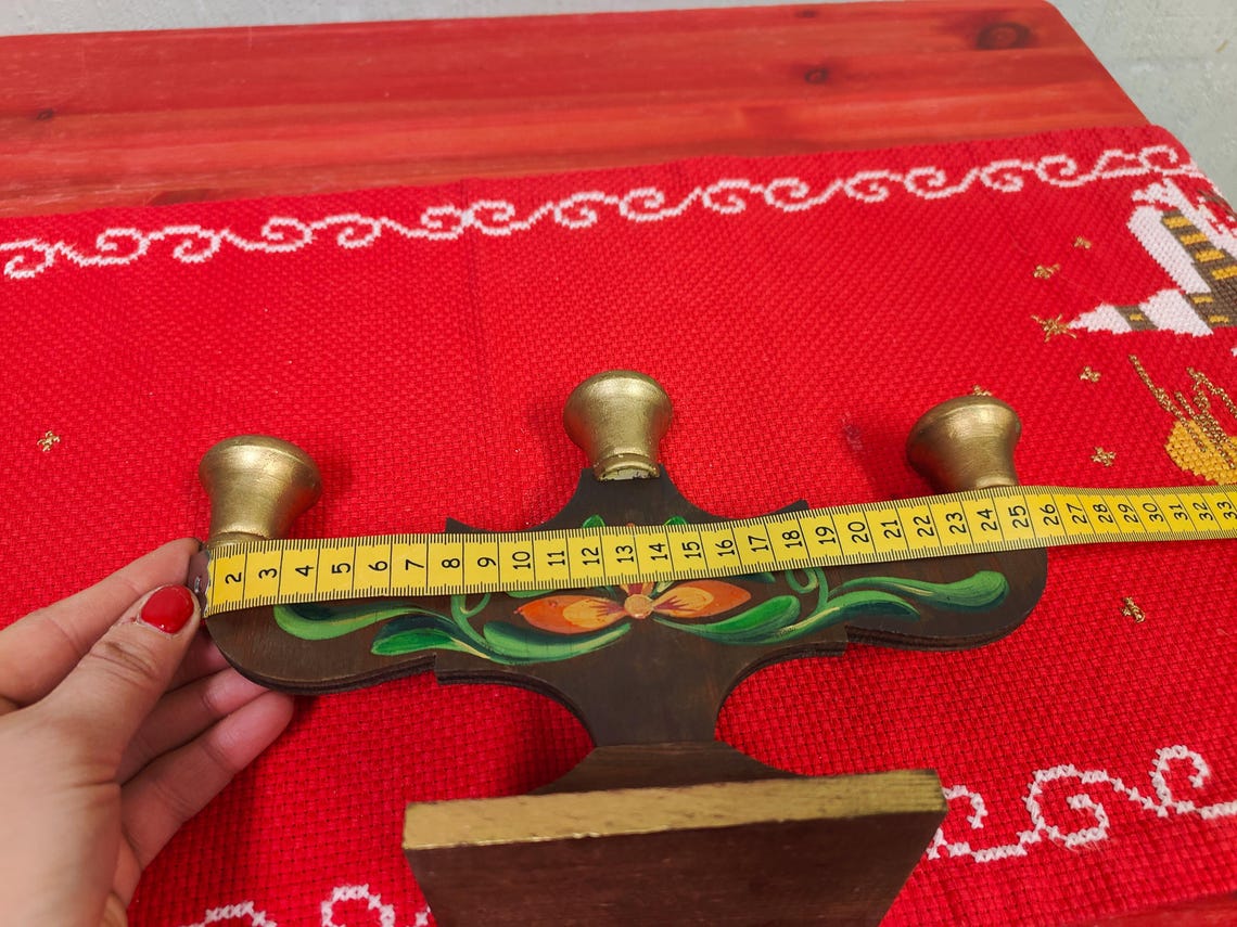 Swedish Scandinavian Vintage Candelabra Candle Holder for Three Long ...