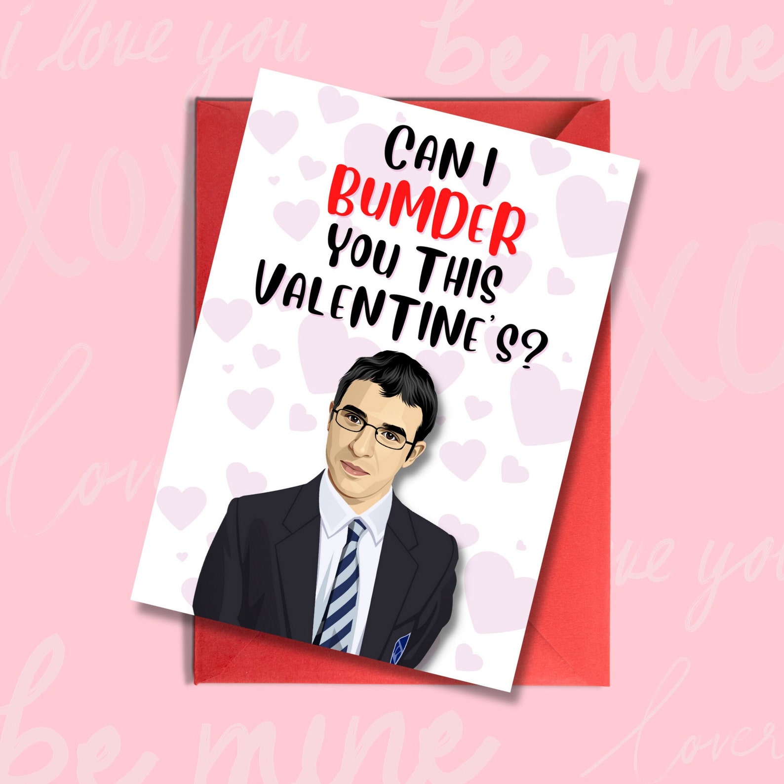 Inbetweeners Valentine's Day A5 Card Funny Valentine's Day Card ...
