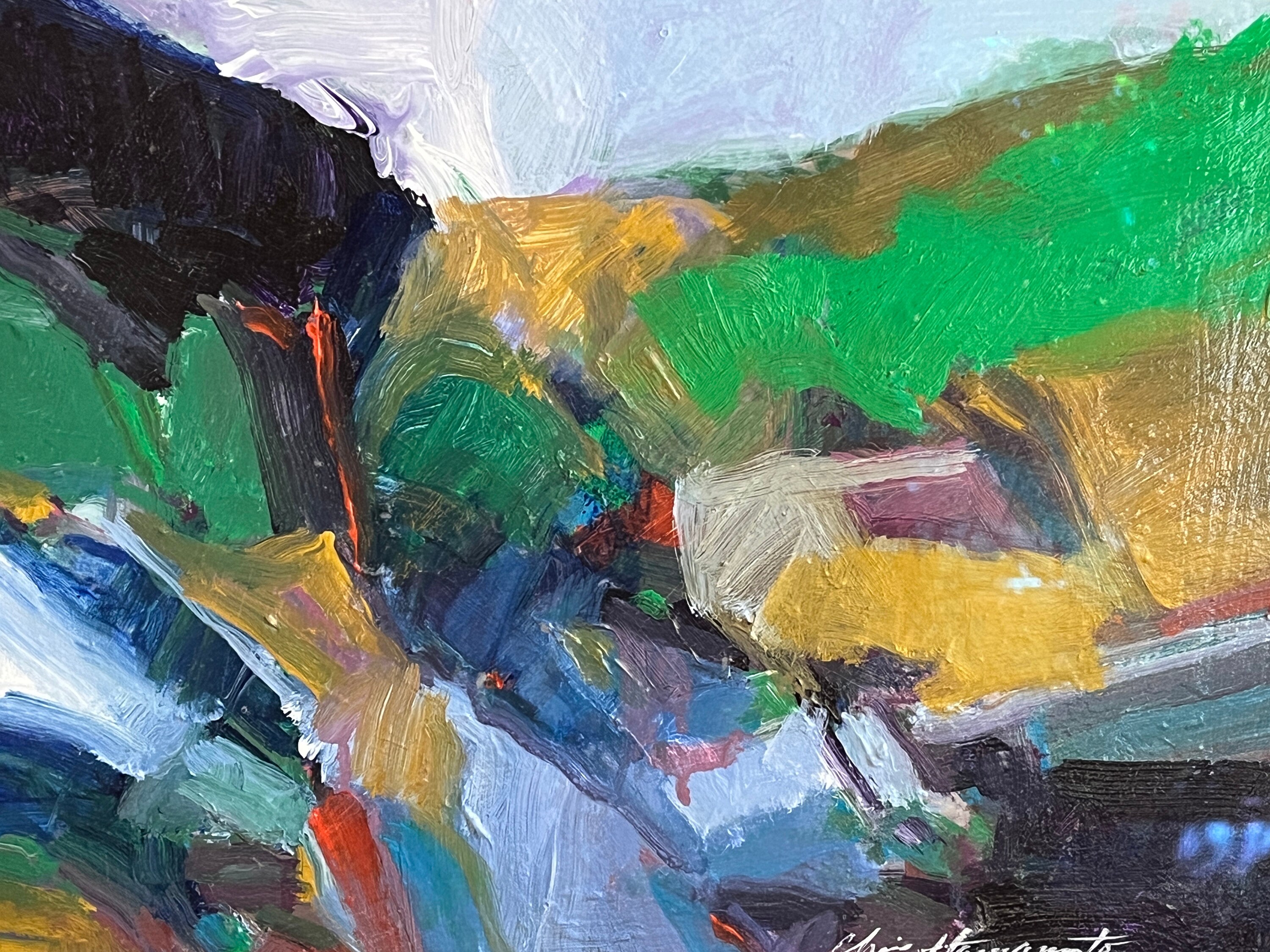 Chris Hamamoto Abstract Oil Painting santa Monica - Etsy