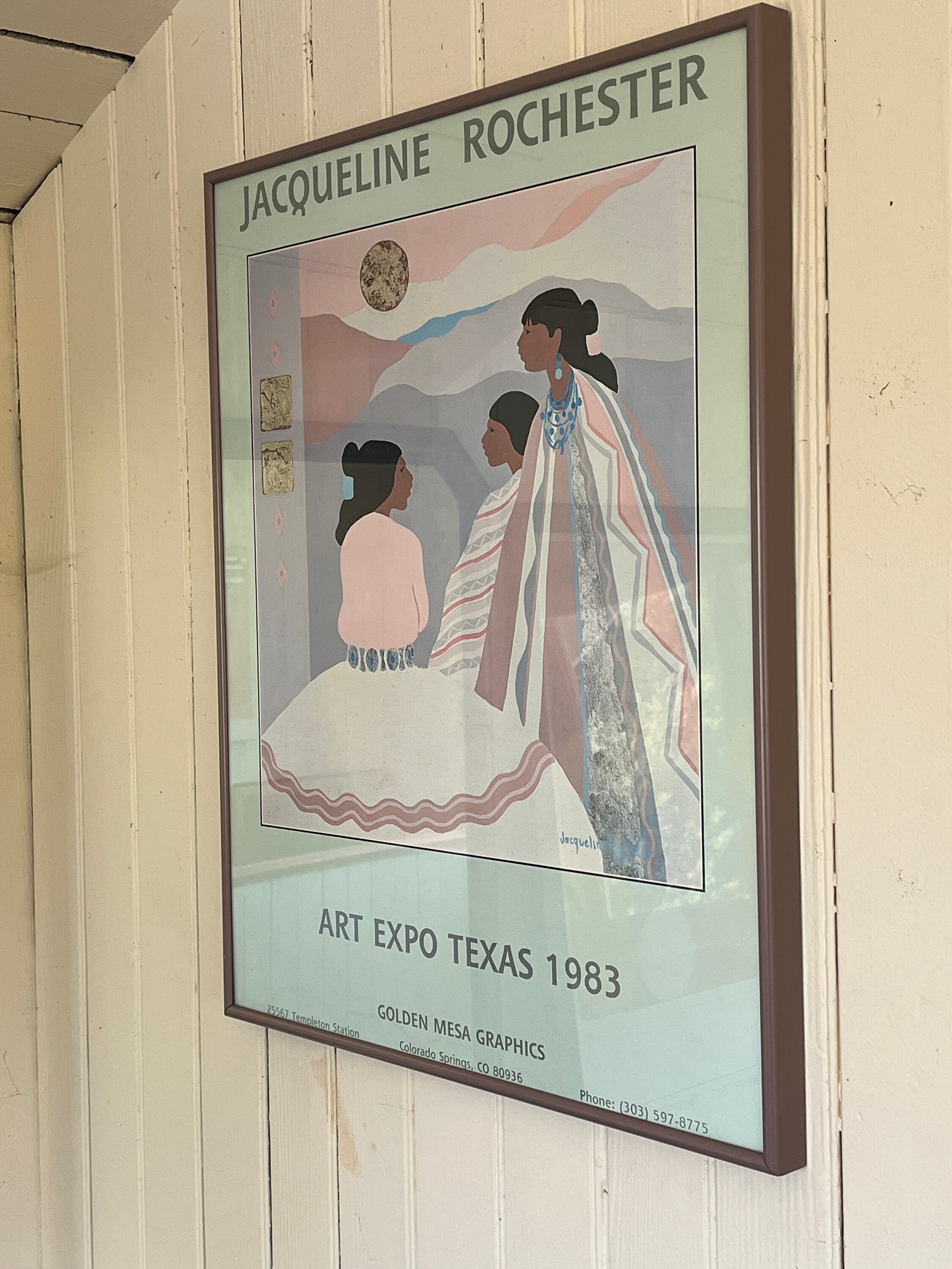 Jacqueline Rochester Framed Poster Featuring Three Indigenous Women ...