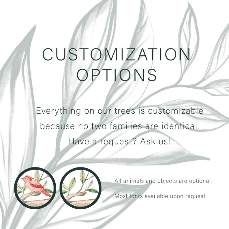 Spring Family Tree Art That Mom Will Love Ancestors Tree - Etsy