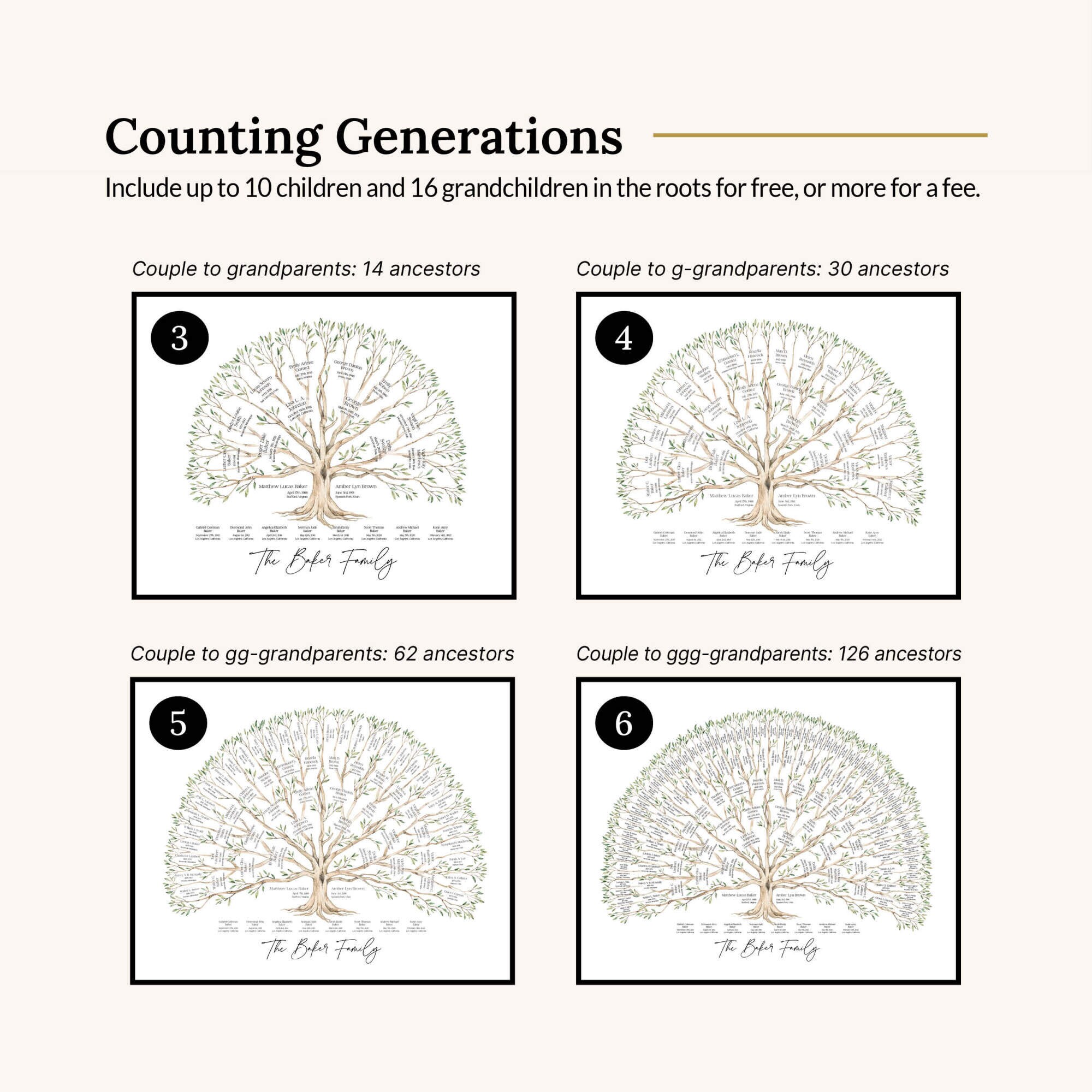 Spring Family Tree Art That Mom Will Love Ancestors or - Etsy