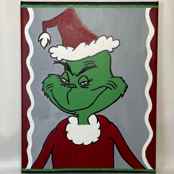 Grinch Painting - Etsy