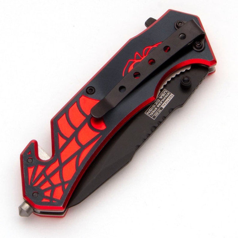 Personalized SPIDER Pocket Knive Multitool Tool Knife Custom Engraved ...