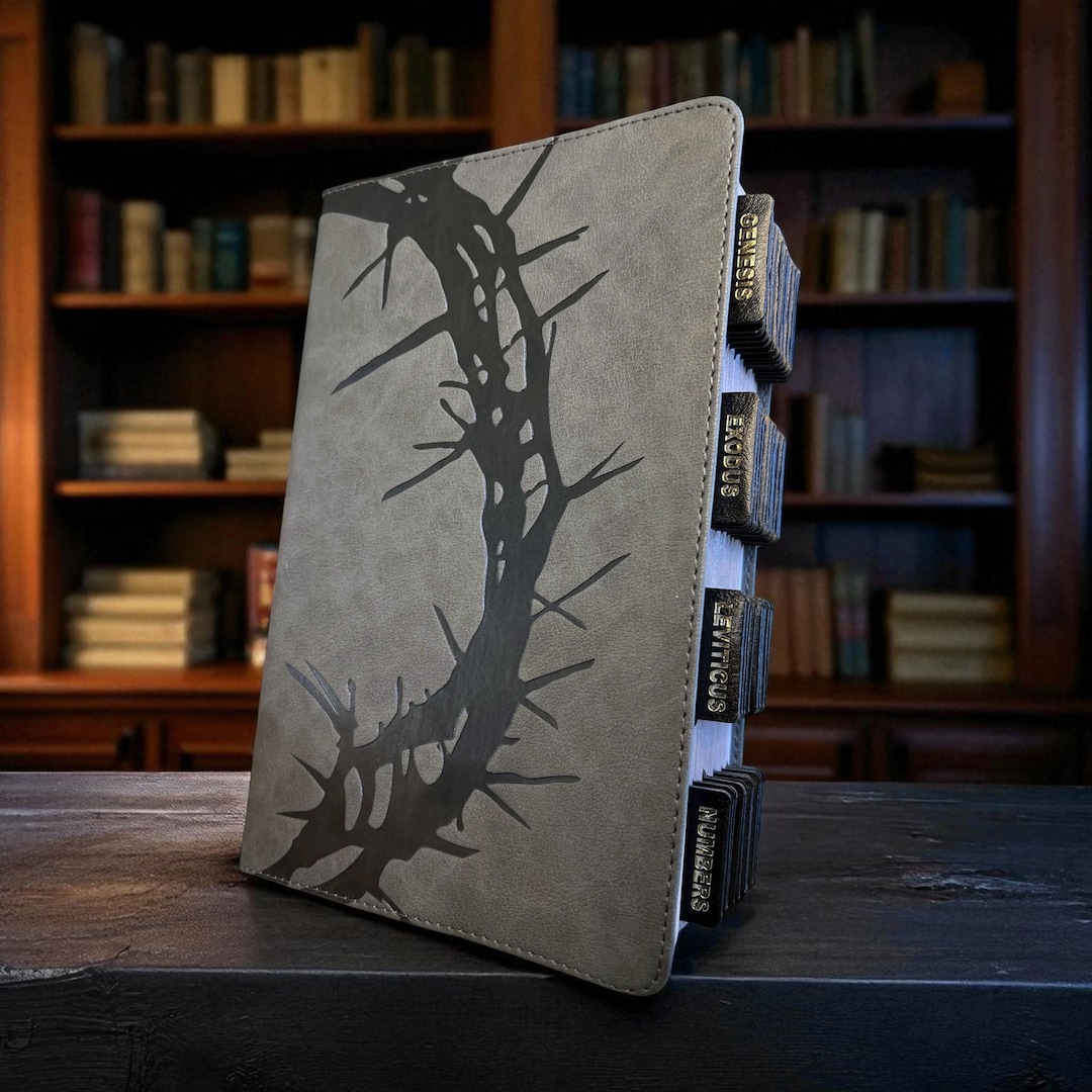 Personalized Black CSB TABBED BIBLE With Tabs Christian Birthday Gift ...