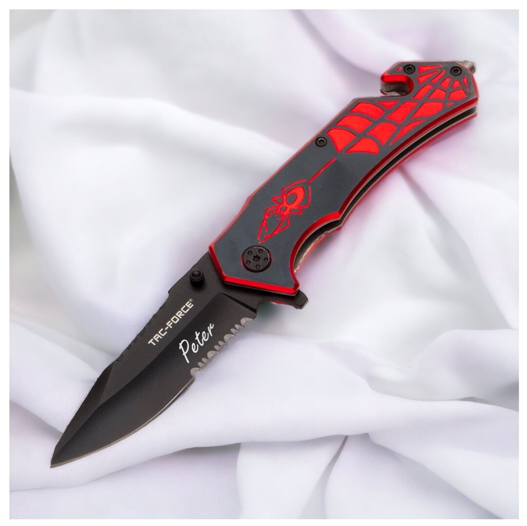 Personalized SPIDERMAN Pocket Knife Multitool Knives Spider Gamer ...