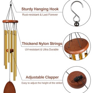 Personalized WINDCHIMES Wind Chime Memorial Sympathy Custom Engraved ...