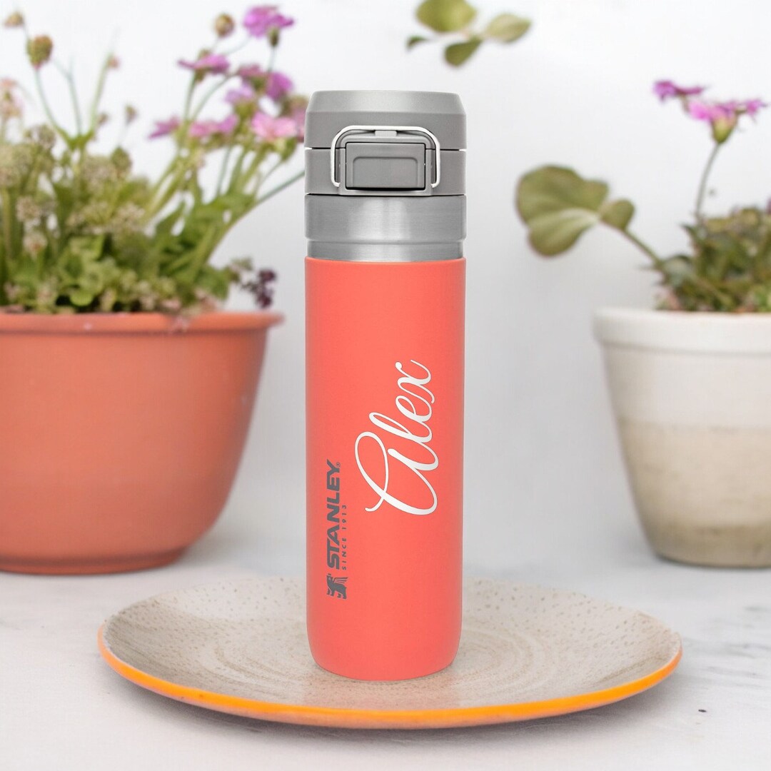 Personalized STANLEY GO Quick Flip Bottle Custom Engraved Bridesmaid ...